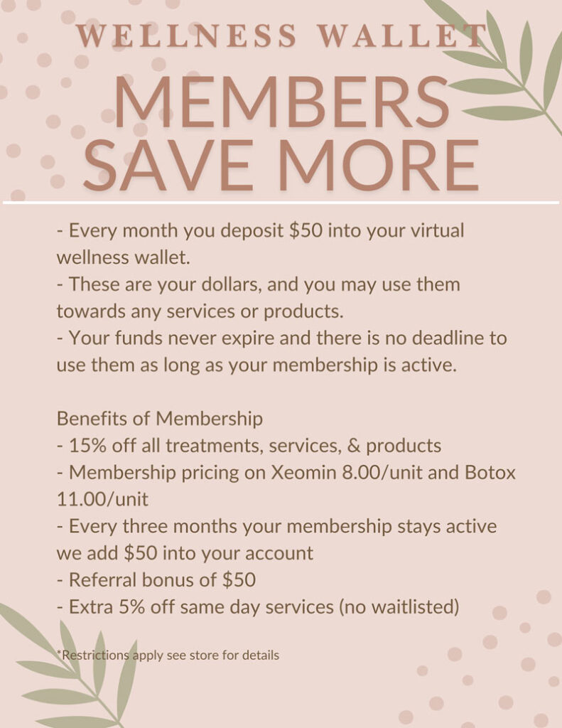Membership | Nurture Aesthetics & Wellness of Westerville, OH